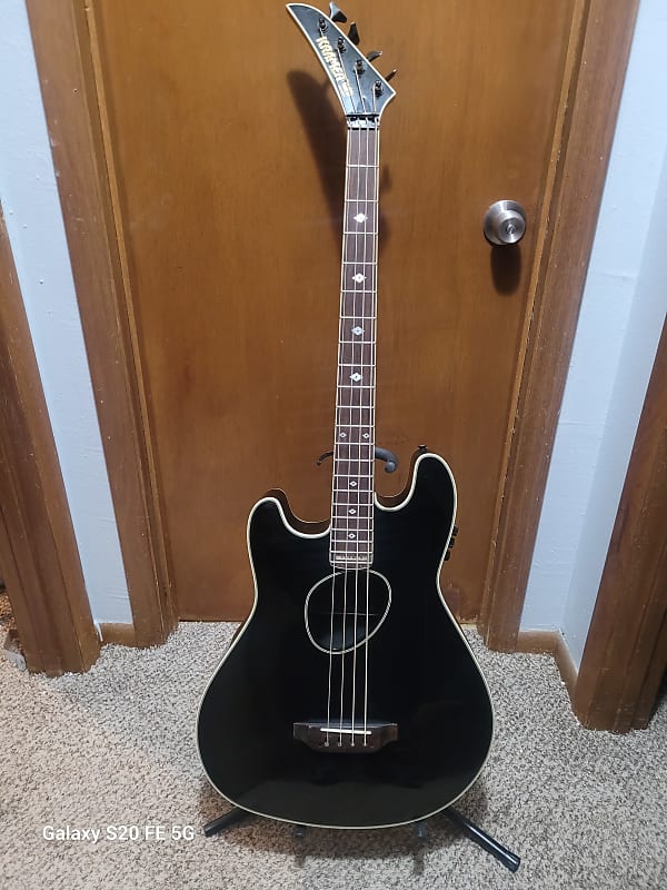 Left handed Kramer Ferrington KFB-1 electric / acoustic bass | Reverb