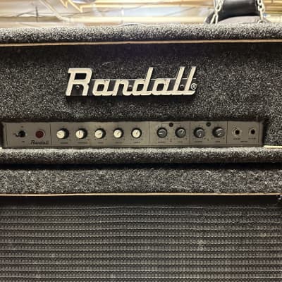Randall Mini 1/2 Stack 1988 RG 80 ES Head and 2x12 Slant | Reverb