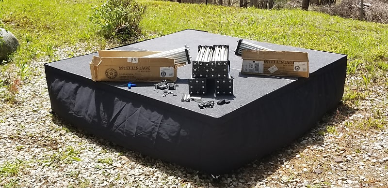 Intellistage 3x3 Platforms With 16" Riser's... | Reverb