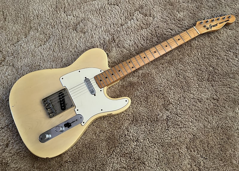 Greco TE Spacey Sounds Matsumoku Tele 1975 Blonde original | Reverb