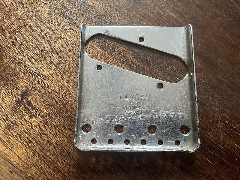 Vintage 1960s or 1970s Fender Telecaster bridge base plate | Reverb
