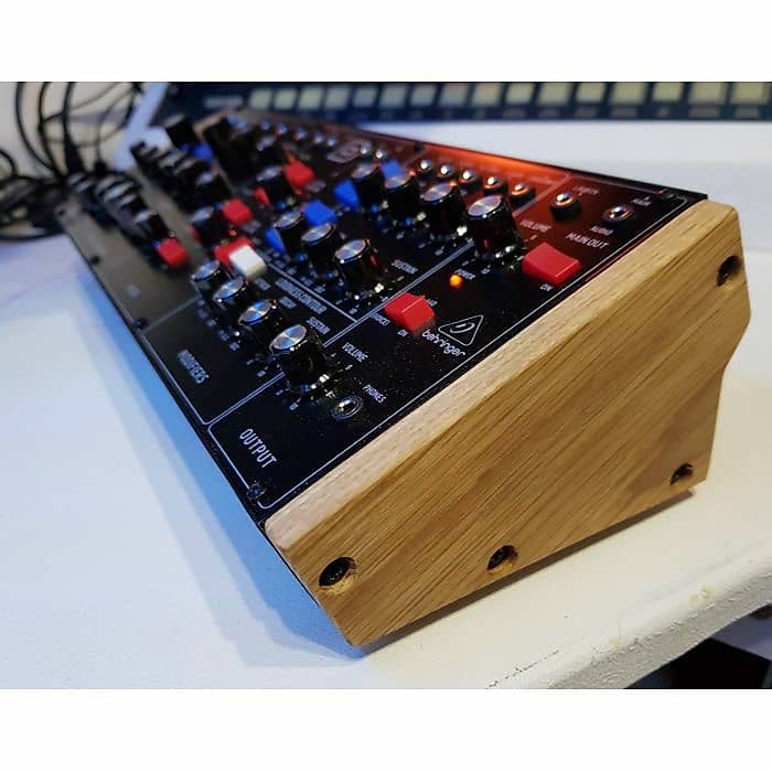 Synths & Wood Solid Oak End Cheeks Stand For Behringer Model | Reverb
