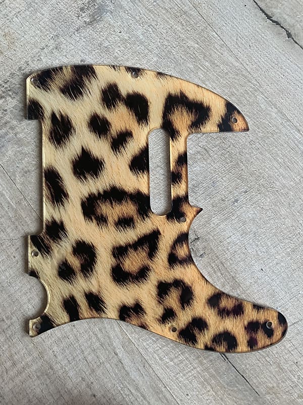 Warmoth ? All Parts ? Leopard Print T Style Telecaster | Reverb