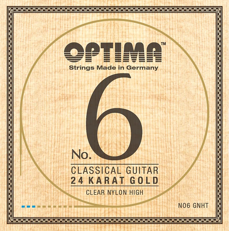 Optima No. 6 GCHT 24K Gold and Carbon High Tension | Reverb
