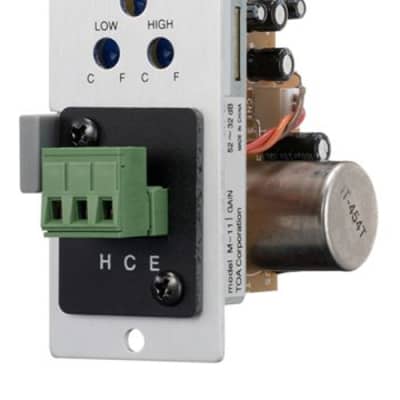 TOA D001T Dual Mic / Line Input Module with DSP for 9000 | Reverb