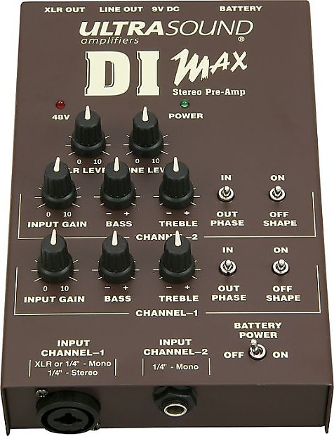 UltraSound DI Max Acoustic Guitar Preamp | Reverb