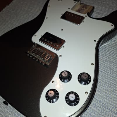 Fender Squire Telecaster Deluxe Loaded Body - Metallic Grey | Reverb