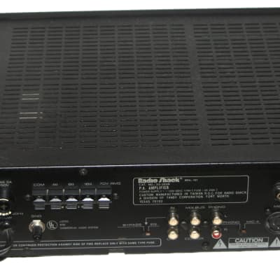 Radio Shack MPA-101 4-Channel 100 Watt PA Amplifier Rack | Reverb