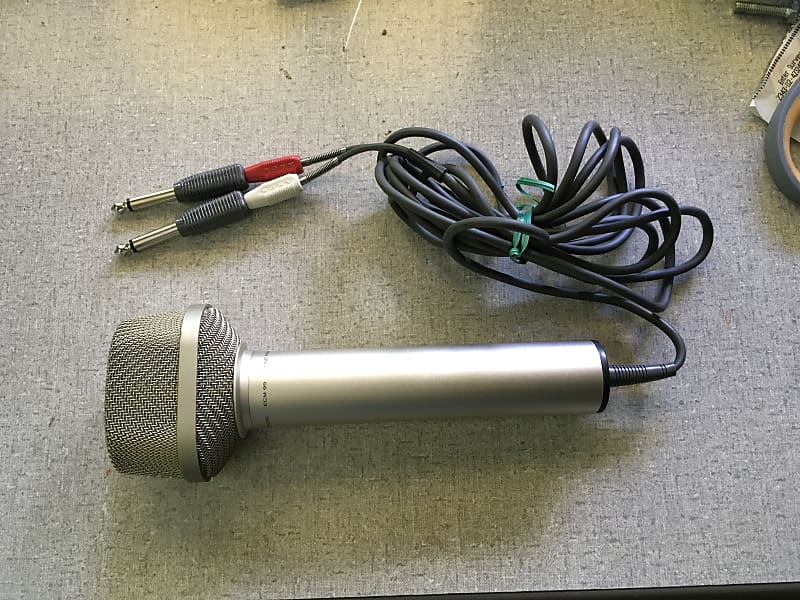 Sony ECM-99 stereo condenser mic 2000s - Silver | Reverb