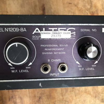 Altec-Lansing N-500-C - Original Vintage Crossover Unit | Reverb