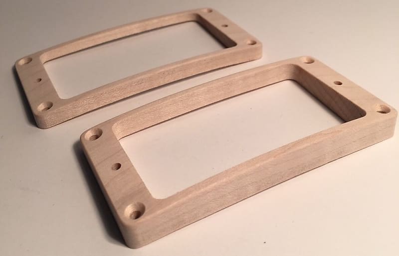 Guilford Hard Maple Pickup Ring Set - Fits Gibson Les Paul - | Reverb