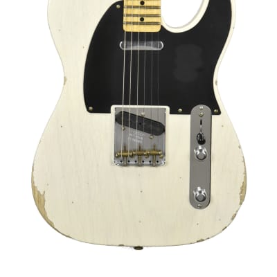 Fender Custom Shop 50s Telecaster Relic in Aged White Blonde | Reverb