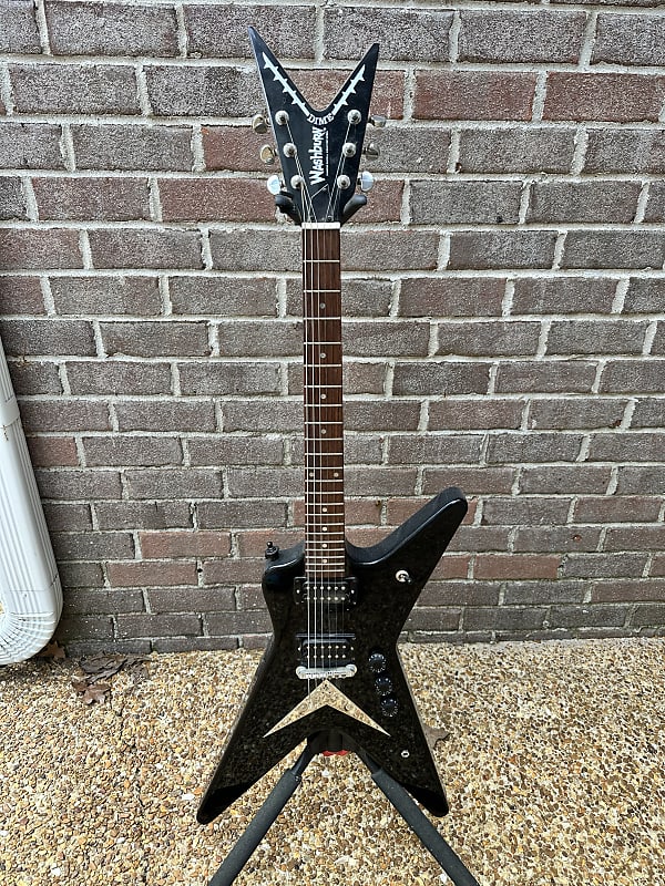Rare Washburn Dime diamond darrell - Black | Reverb