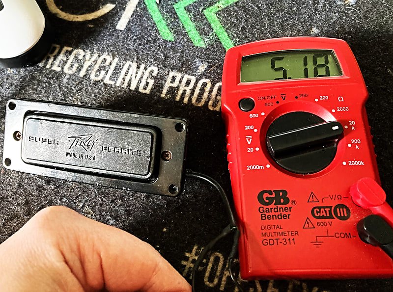 Peavey Super Ferrite bass pickup 1980's | Reverb