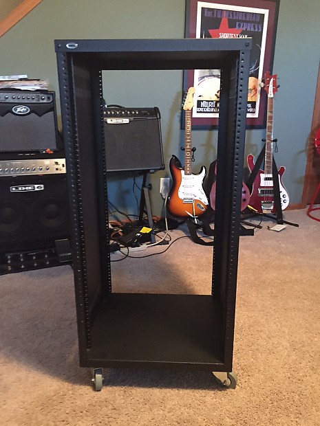 Samson 16 space rolling rack 2010 Black | Reverb