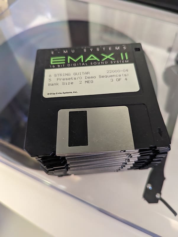 Emu Emax 2 floppy disk set | Reverb