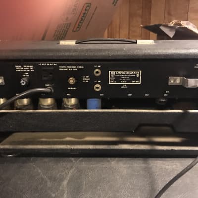 Vintage Ampeg V4b Head and Folded Horn Cabinet Stack-Monster | Reverb