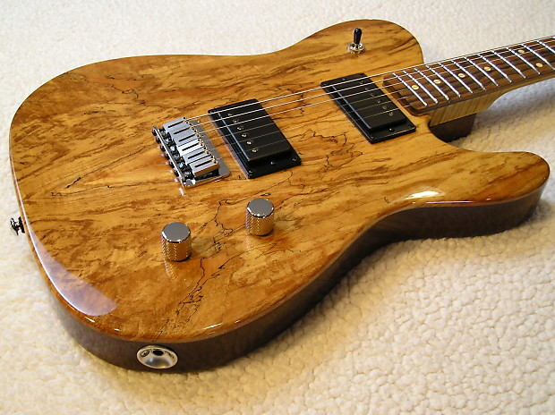 CUSTOM Telecaster / Spalted Maple / Flame-Bocote Neck / SD | Reverb
