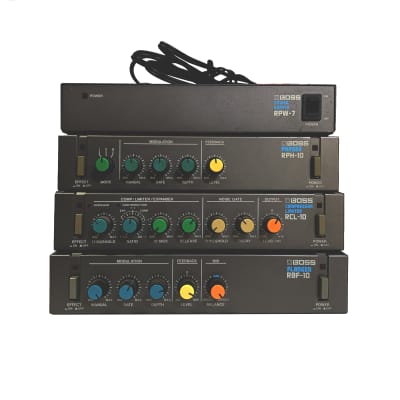 Boss Micro Rack set: RBF-10 Flanger, RPH-10 Phaser, RCL-10 | Reverb