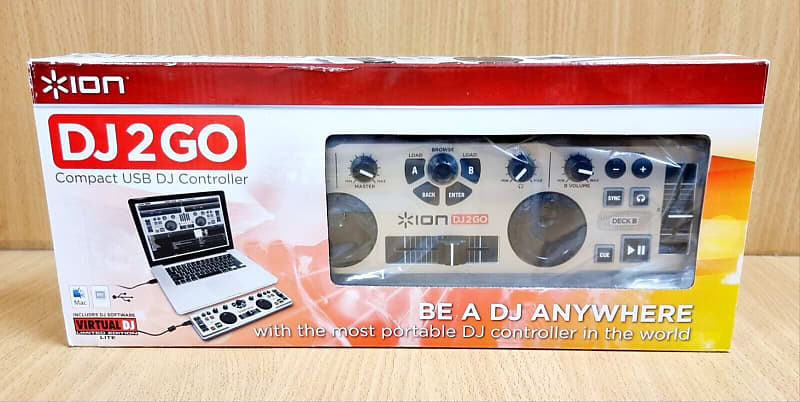 ION DJ2GO Compact USB DJ Controller | Reverb