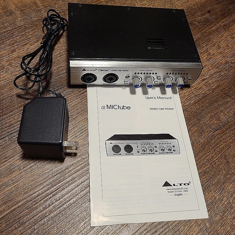 Alto Professional MicTube Stereo Tube Preamp | Reverb