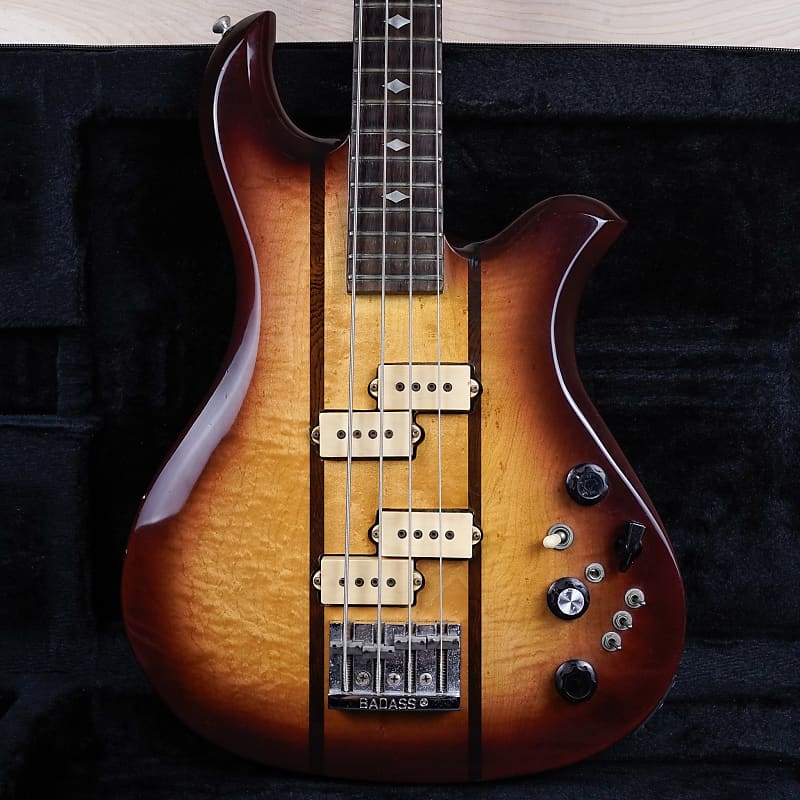 B.C. Rich Eagle Bass 1982 Sunburst USA w/ Hard Case | Reverb