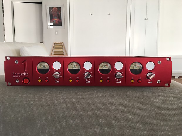 Focusrite One Quad Mic Pre Red | Reverb