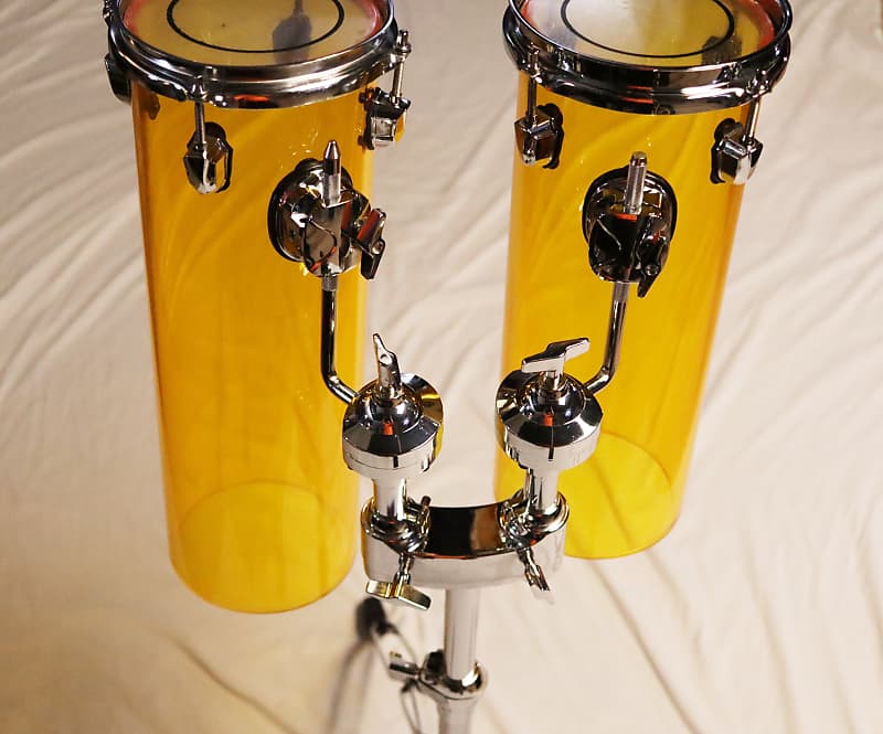 Seamless Acrylic Octobans. 6x16 6x18 Amber. INCLUDES STAND | Reverb