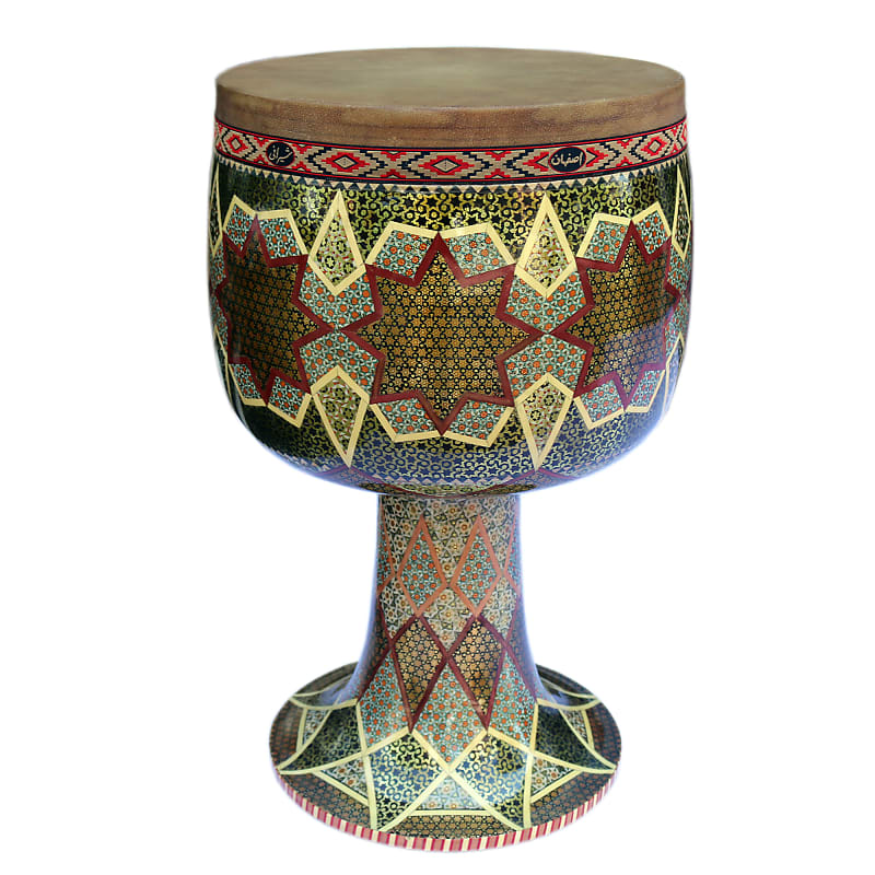 Special Persian Khatam Tonbak Tombak Zarb Percussion Musical | Reverb