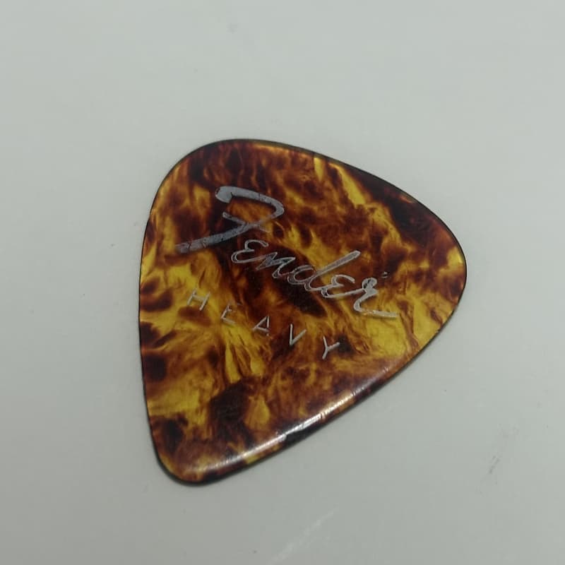 Fender Vintage 60s Pre CBS Tortoise Shell Guitar Pick Heavy | Reverb