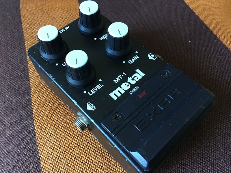 Exar MT-1 Rare Distortion pedal Exar Metal 1990s | Reverb
