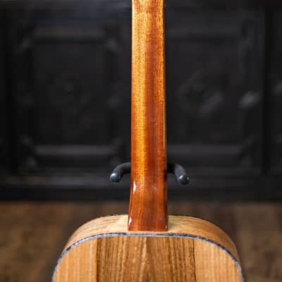 Beard Custom Legacy E Mango/Curly Maple Resonator - Black Ice | Reverb