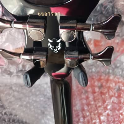 Schecter Devil Tribal Bass 2000's - Gloss Black | Reverb