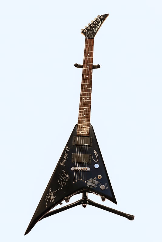 Queensryche Original Group Autographed Guitar | Reverb