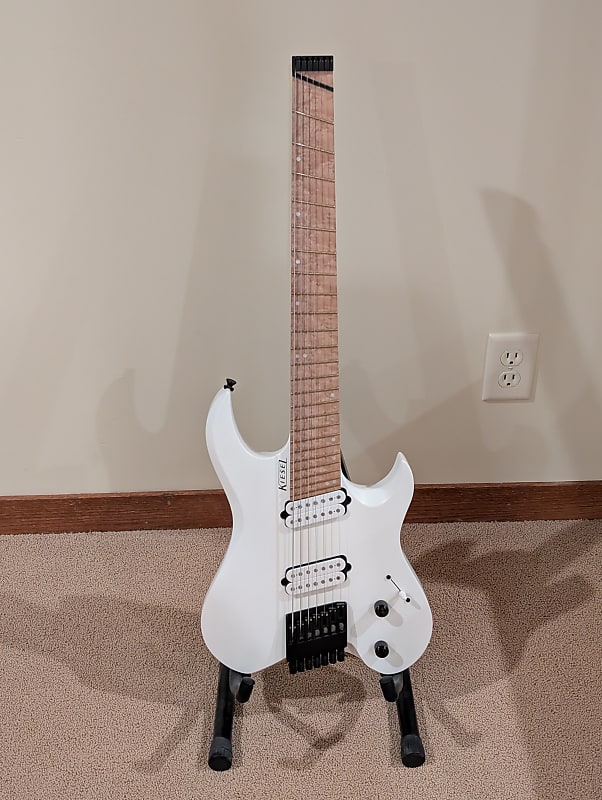 Kiesel Vader VM7 7-String 2016 - Satin White | Reverb