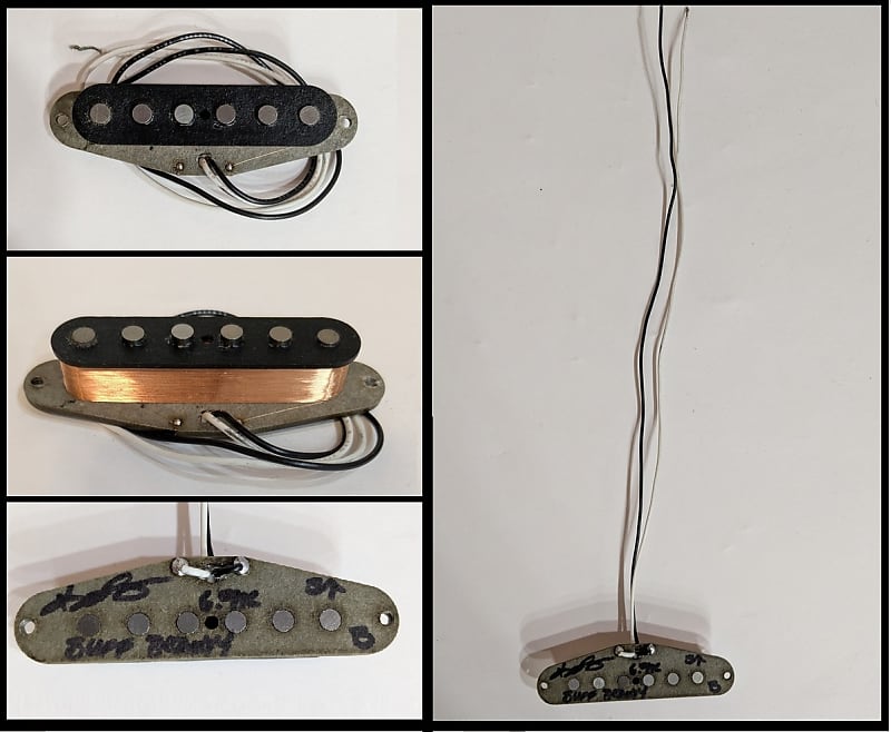 Rose Stratocaster Pickups, Robusta Middle, Buff Beauty Bridge | Reverb