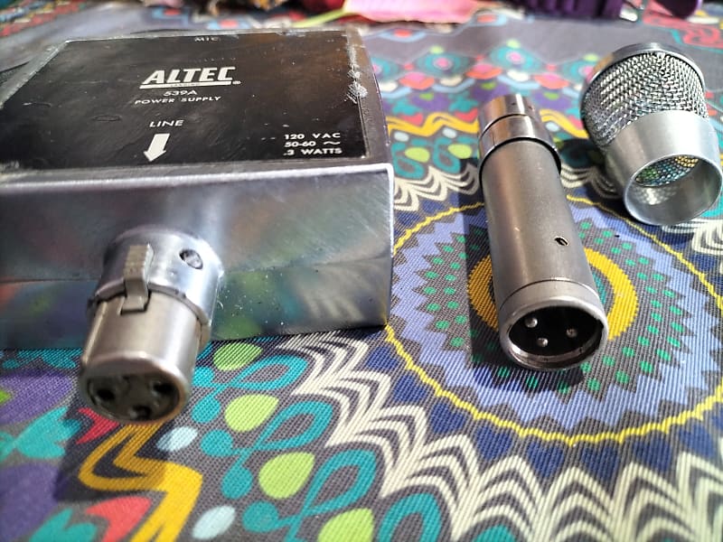 Altec Microphone Altec 195A lipstick cardioid mic system | Reverb