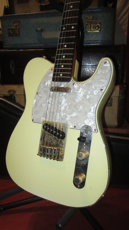 1995 Fender Telecaster Custom White w/ Original Hard Case | Reverb