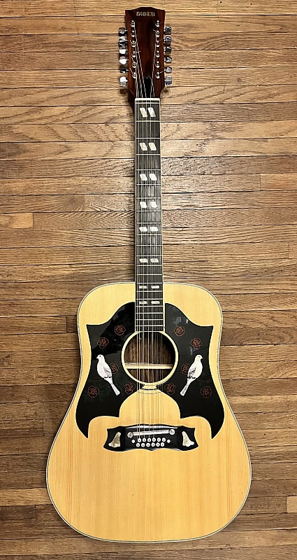 Vintage 70s Global Dove 12 String Acoustic | Reverb