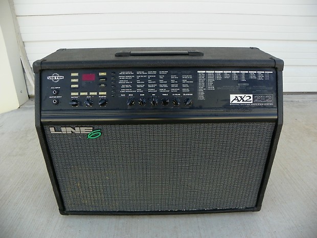 Line 6 AX2 212 Black with foot board pedal | Reverb Canada