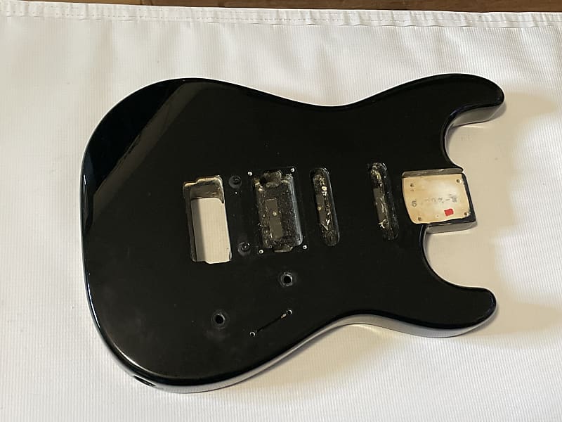 1989-91 Charvette by Charvel Model 150 Black Guitar Body | Reverb