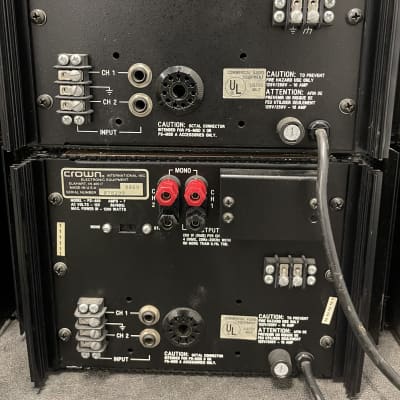 Crown PS-400 Power Line Four Amplifiers | Reverb