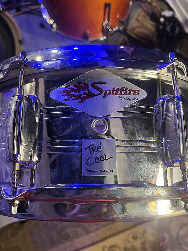 Slingerland Tre Cool Spitfire Snare - Chrome Steel | Reverb