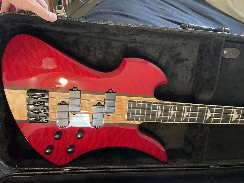 BC RICH Heritage Classic Mockingbird Bass 2016 Translucent | Reverb