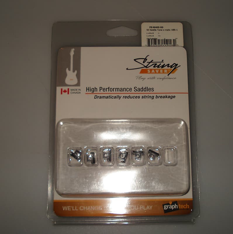 Graph Tech String Saver PS-8400 Tune-o-matic ABR-1 Saddles | Reverb