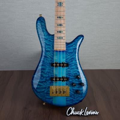 Spector USA Custom NS2 Bass Guitar - Bahama Blue - #1571 | Reverb
