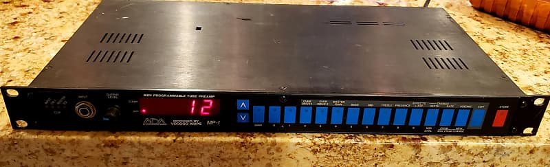 ADA MP-1 Guitar Preamp Voodoo Deluxe Mod Battery Mod | Reverb