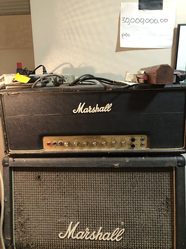 Marshall marshall 50 watt head 1970-s | Reverb