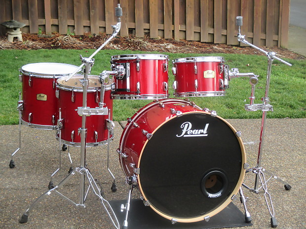 Pearl Session Studio Classic Drum Kit, 24 Inch KICK, Red | Reverb