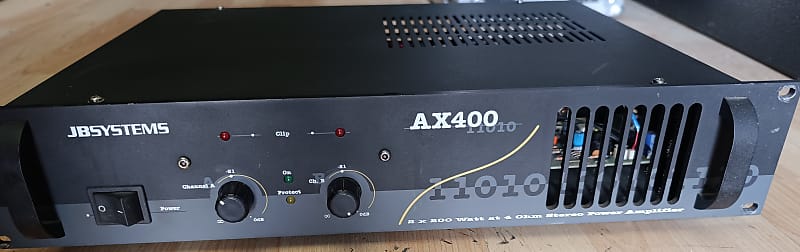 JB SYSTEM AX400 POWER AMP 19" | Reverb